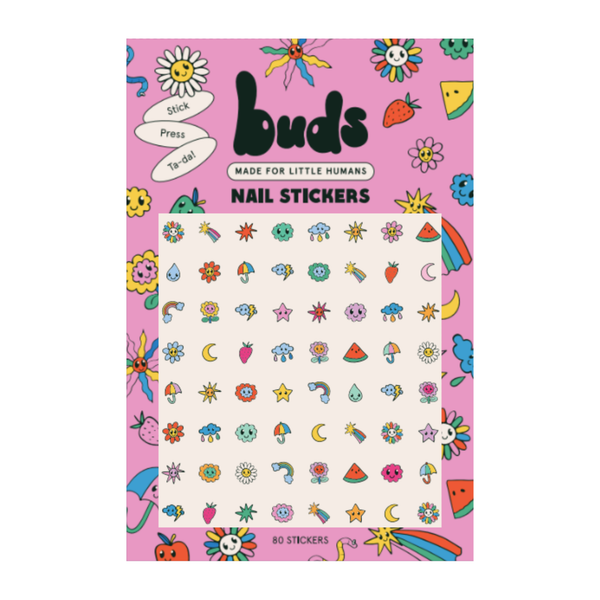 Buds Nail Stickers pack of 80 - Weather – Bath Buddies